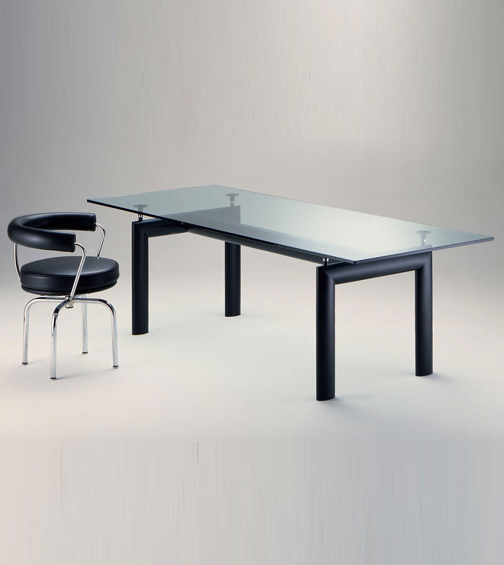 Corbusier table glass store